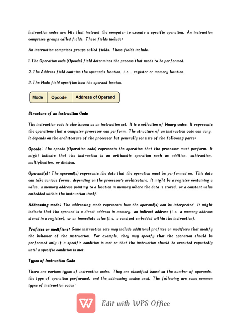 Computer Organisation BSC | PDF | Assembly Language | Central ...