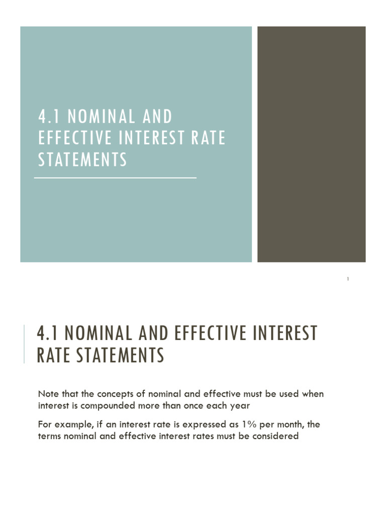 Ch4_Nominal_and_Effective_Interest_Rates | PDF | Interest | Annual ...