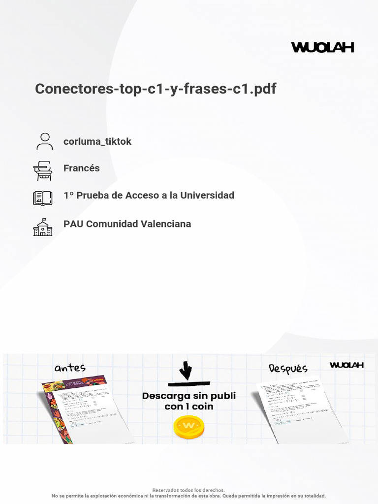Conectores-Top-C1-Y-Frases-C1.pdf: Corluma - Tiktok Francés 1º Prueba ...