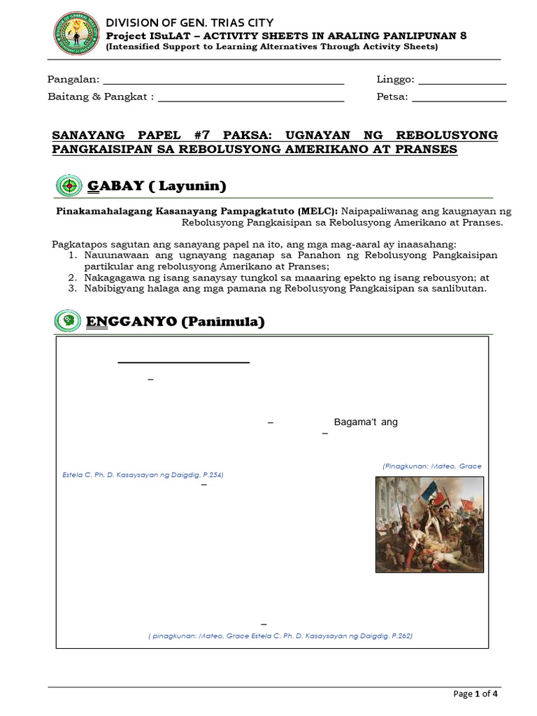 G8 AP 3rd A Week 7 FINAL | PDF