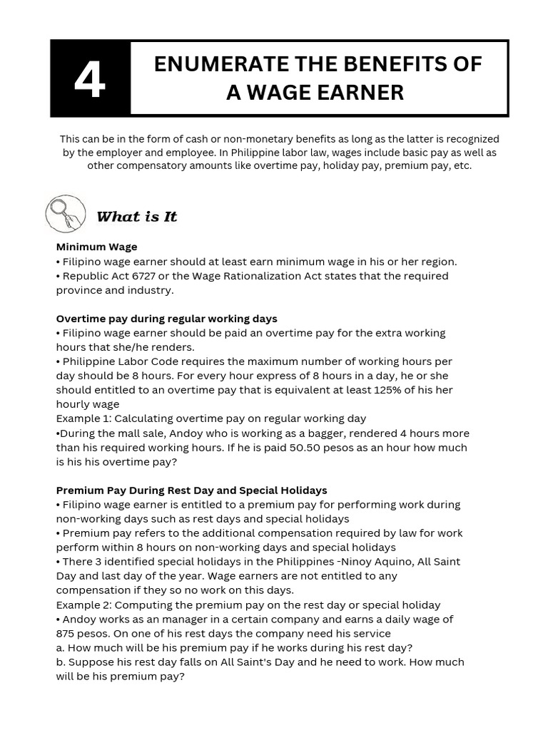 Enumerate The Benefits of A Wage Earner 20241129 150419 0000 Combined ...