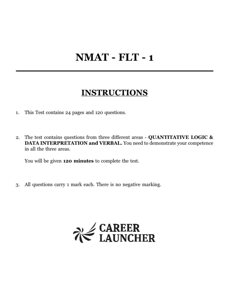 CL NMAT Mock1 Questions | PDF | Alexander Pope