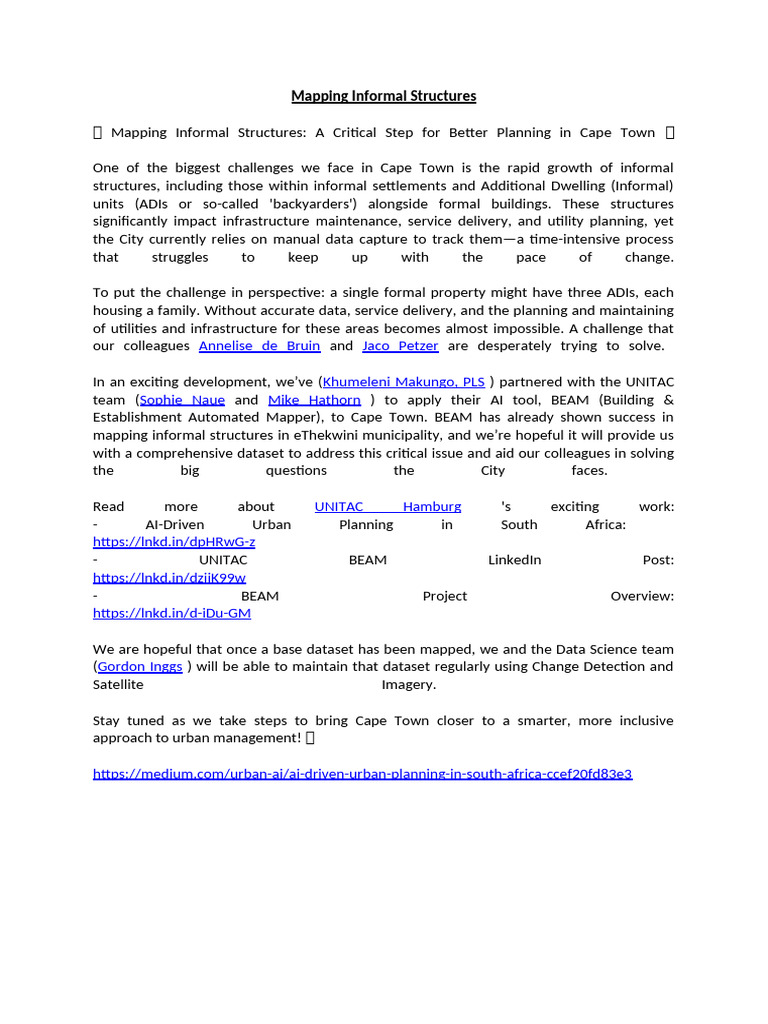 Mapping Informal Structures | PDF