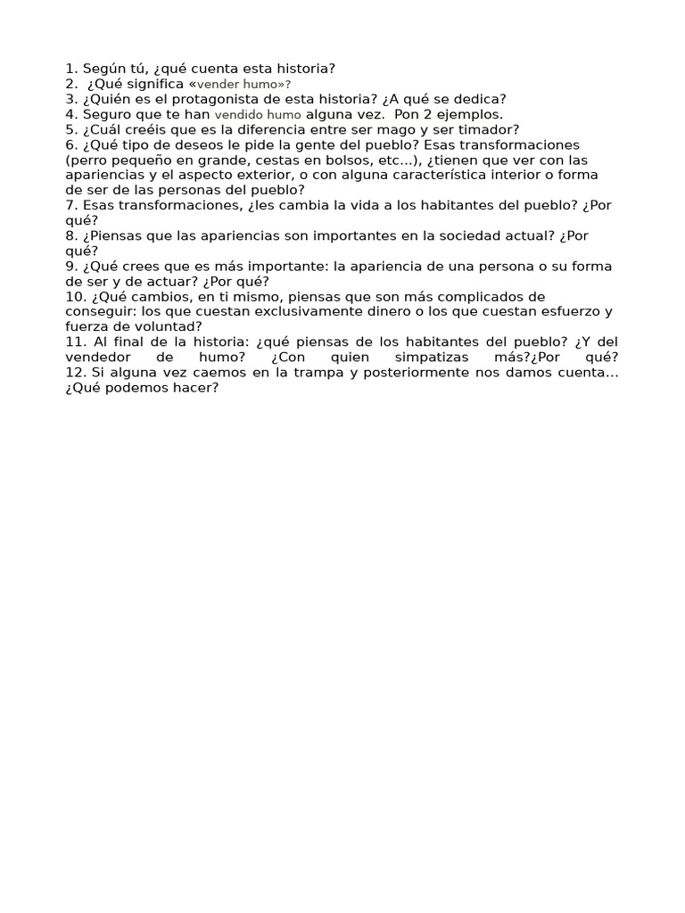 Vendedor de Humo | PDF