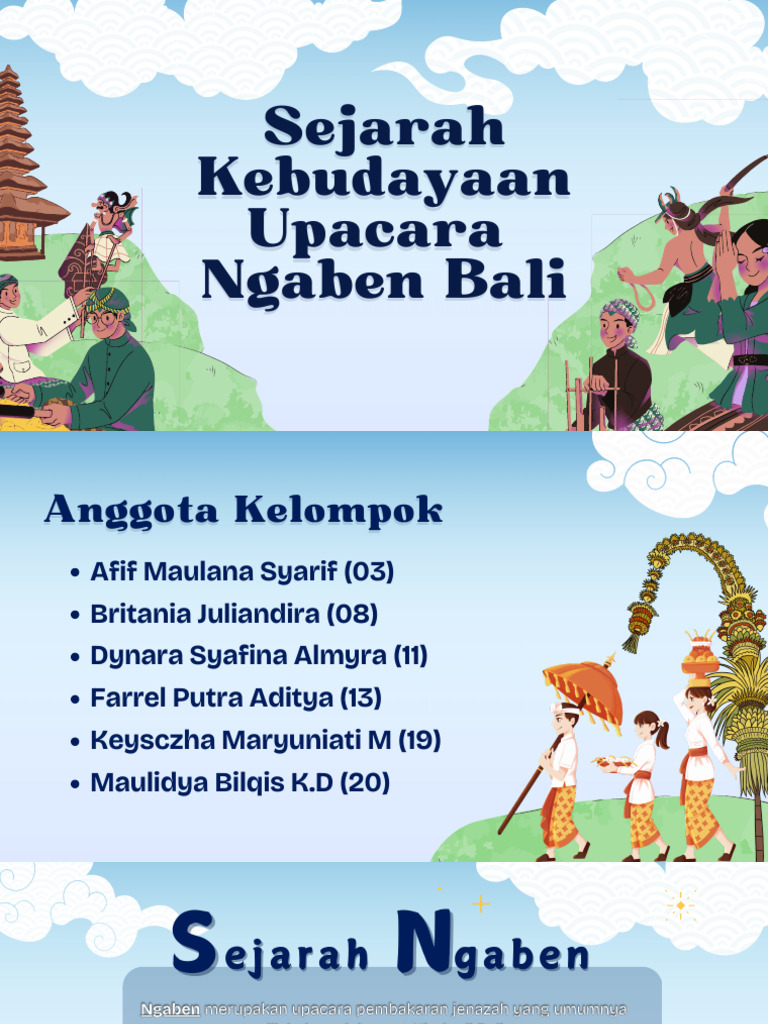 Sejarah Kebudayaan Upacara Ngaben | PDF