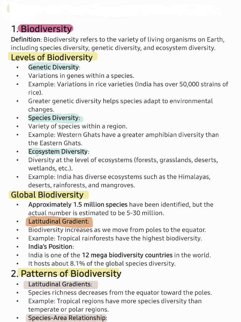 Biodiversity | PDF