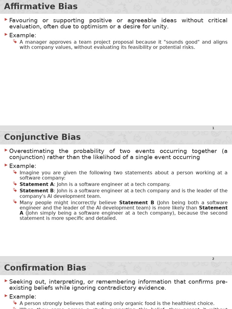 Bias | PDF | Bias | Social Psychology