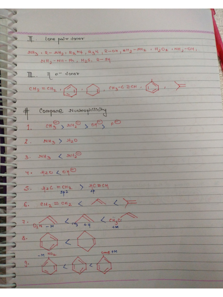 Nucleophilicity | PDF