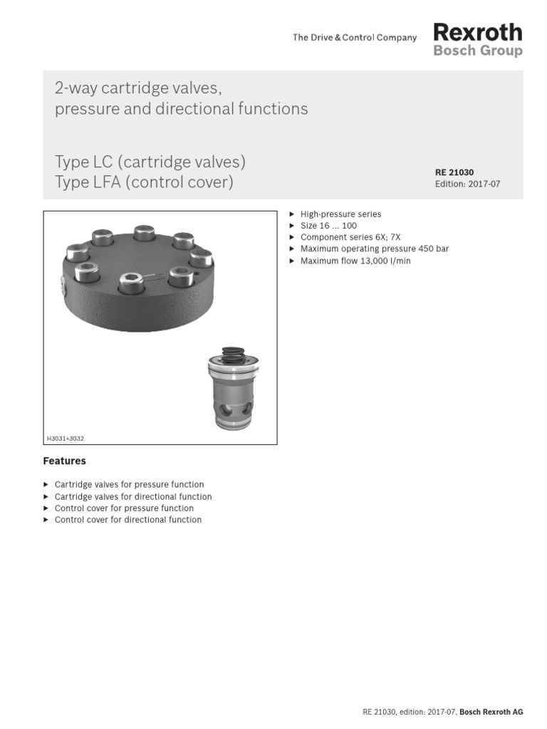 LC High Pressure | PDF | Valve | Hydraulics