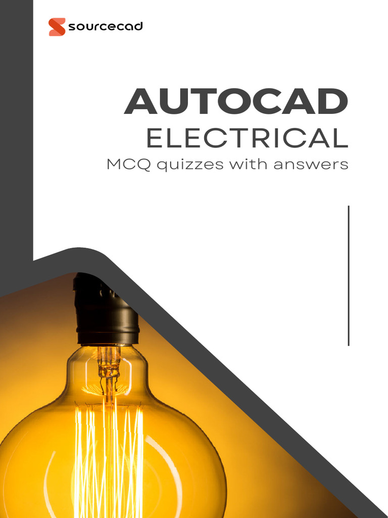 AutoCAD Electrical MCQ Quiz eBook | PDF | Programmable Logic Controller | Electrical Connector