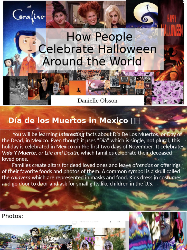 How People Celebrate Halloween Around The World ? | PDF | Halloween ...