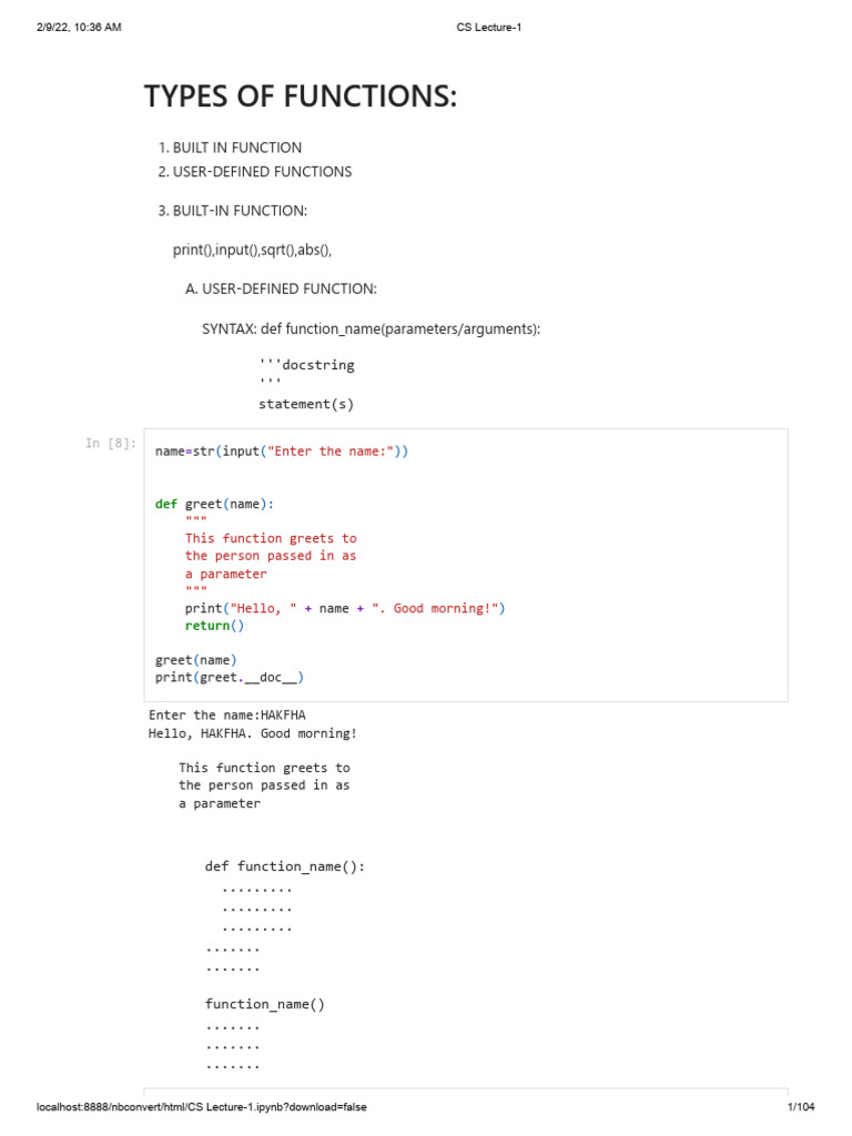 Complete Unit 3 | PDF | Parameter (Computer Programming) | Scope (Computer Science)