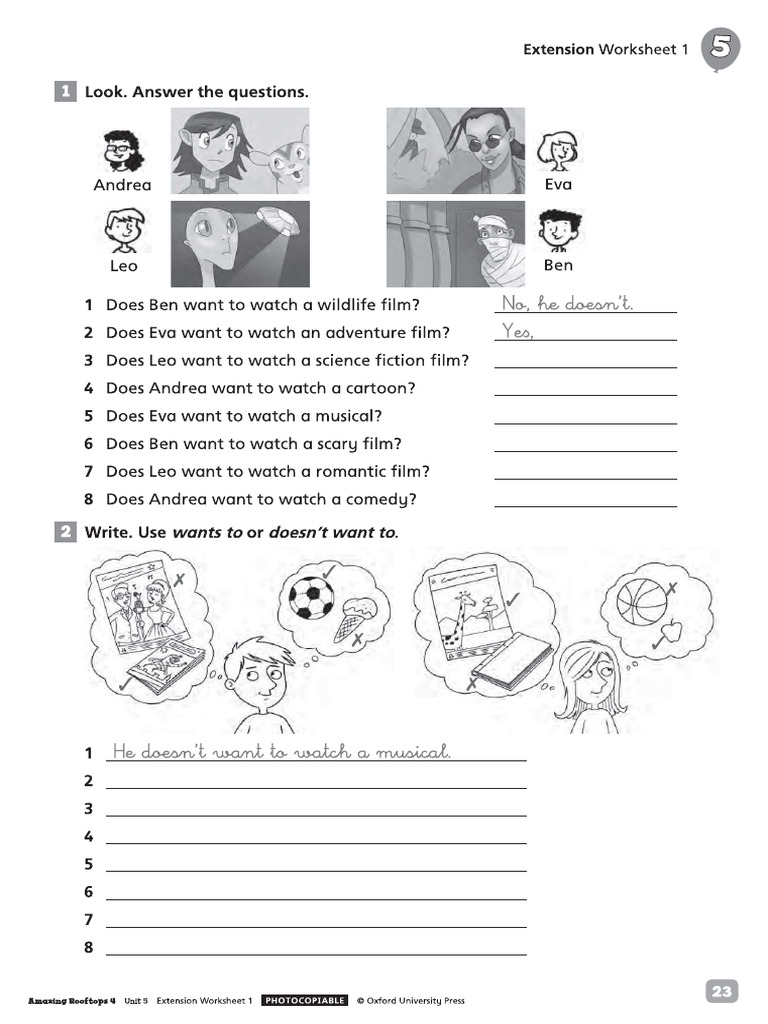 Ficha 2 Repaso U5 | PDF