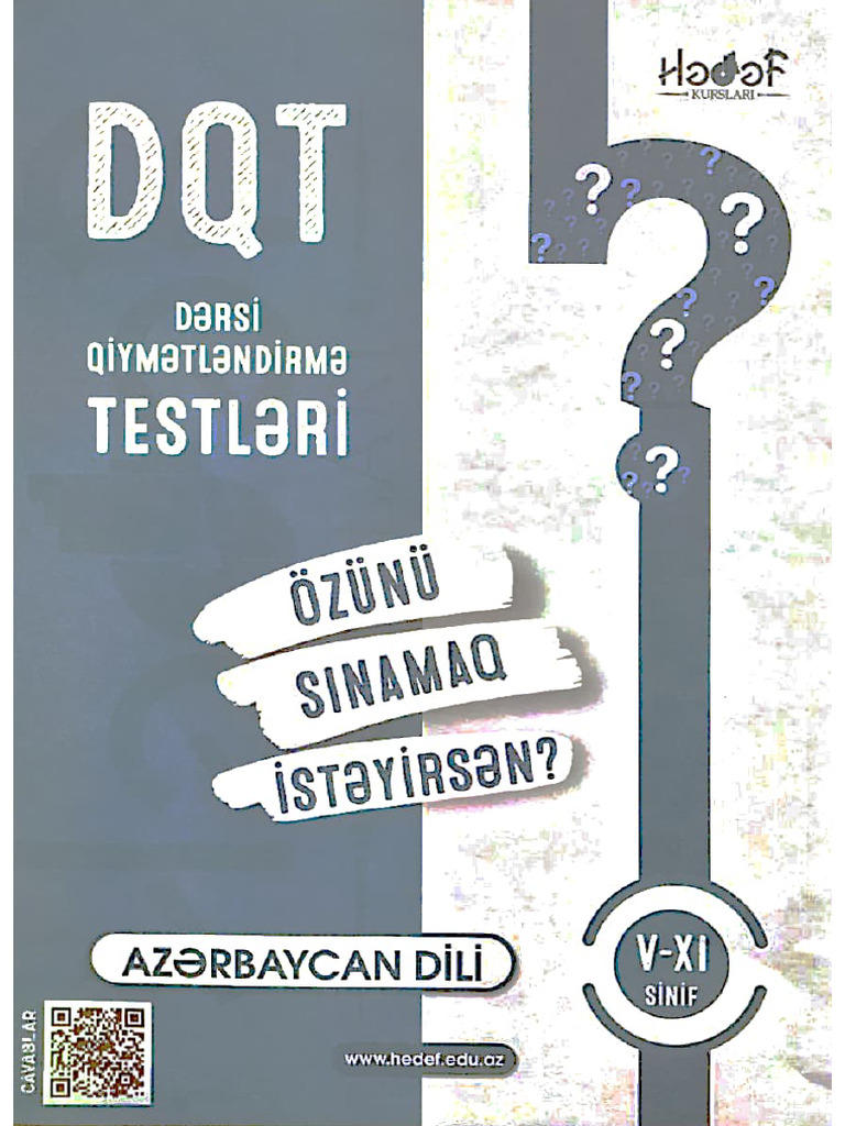 Az Dili Hedef Dqtcavablari Ile PDF Club 1 | PDF