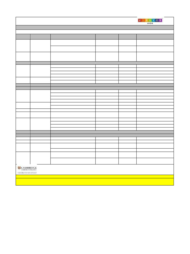 Annexure I. A. 5 VH - Grade Pre Ig - Term 2 - Exam Timetable - Ay 24 25 ...