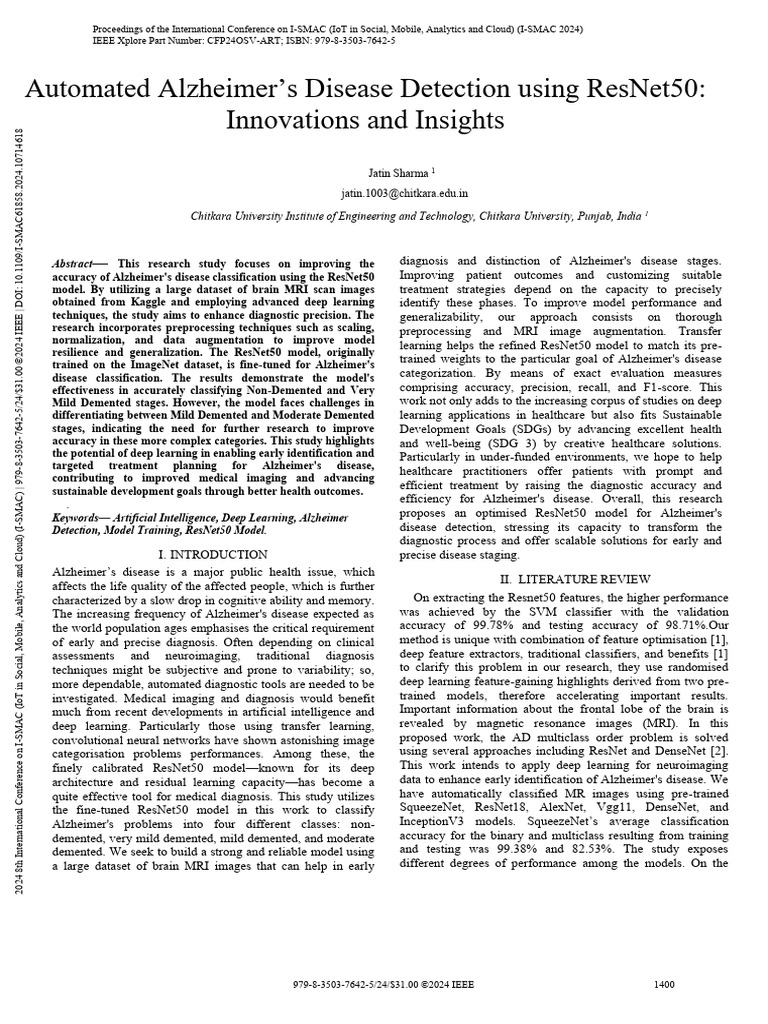 (9 read) Automated_Alzheimers_Disease_Detection_using_ResNet50_Innovations_and_Insights | PDF ...
