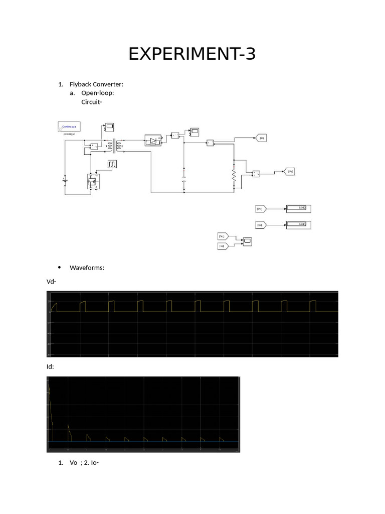 Flyback & Forward Converter Analysis | PDF