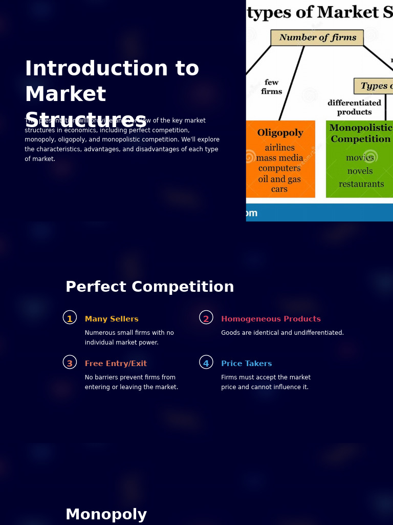 Introduction To Market Structures | PDF | Monopoly | Market Power