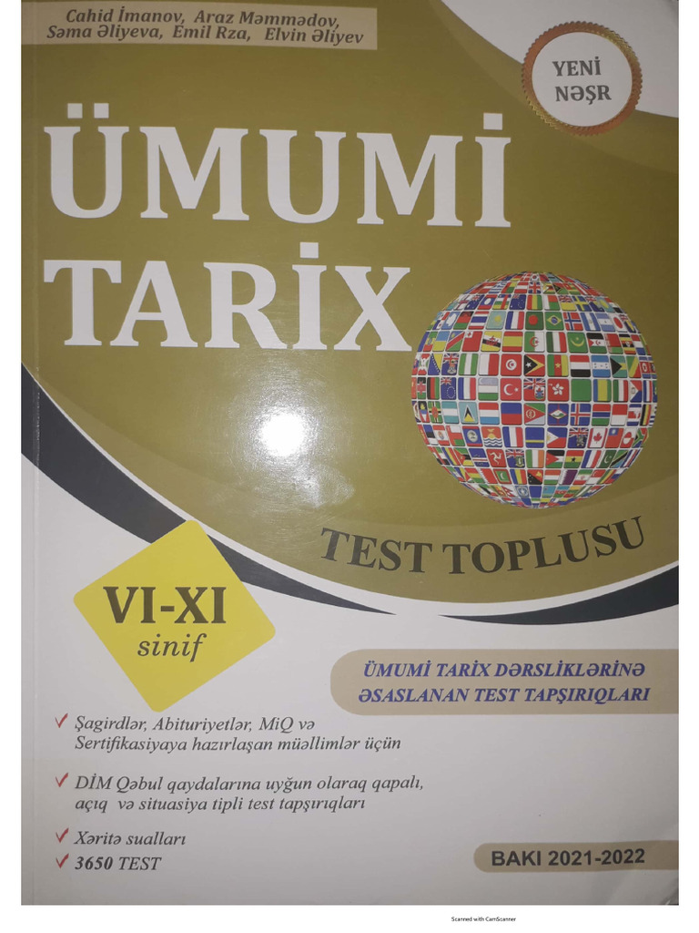 @BirlikTeam1–ÜMUMİ TARİX Test | PDF