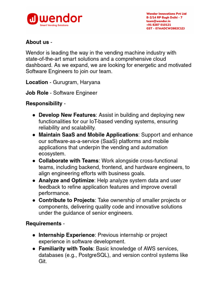 Software Engineer | PDF