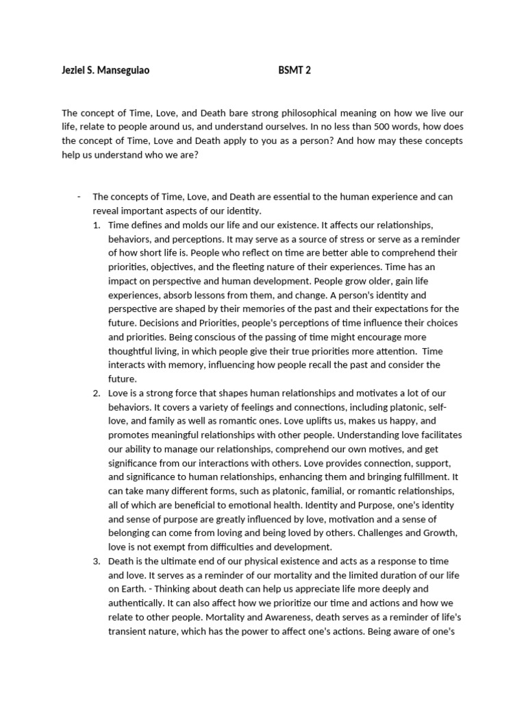 GENPSYCH 101 | PDF | Love | Experience