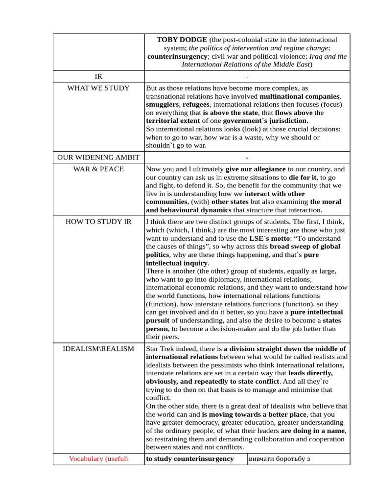 International Relations (An Introduction) | PDF | Political Science ...