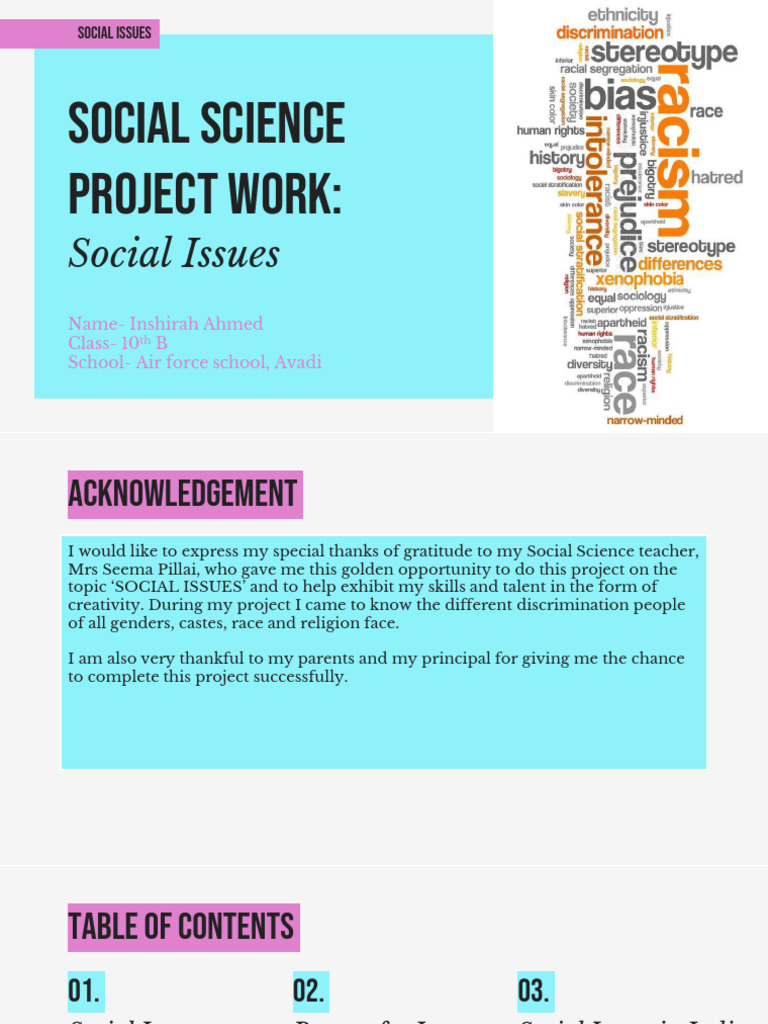 Overview of Social Issues in India | PDF | Mental Disorder | Anorexia ...