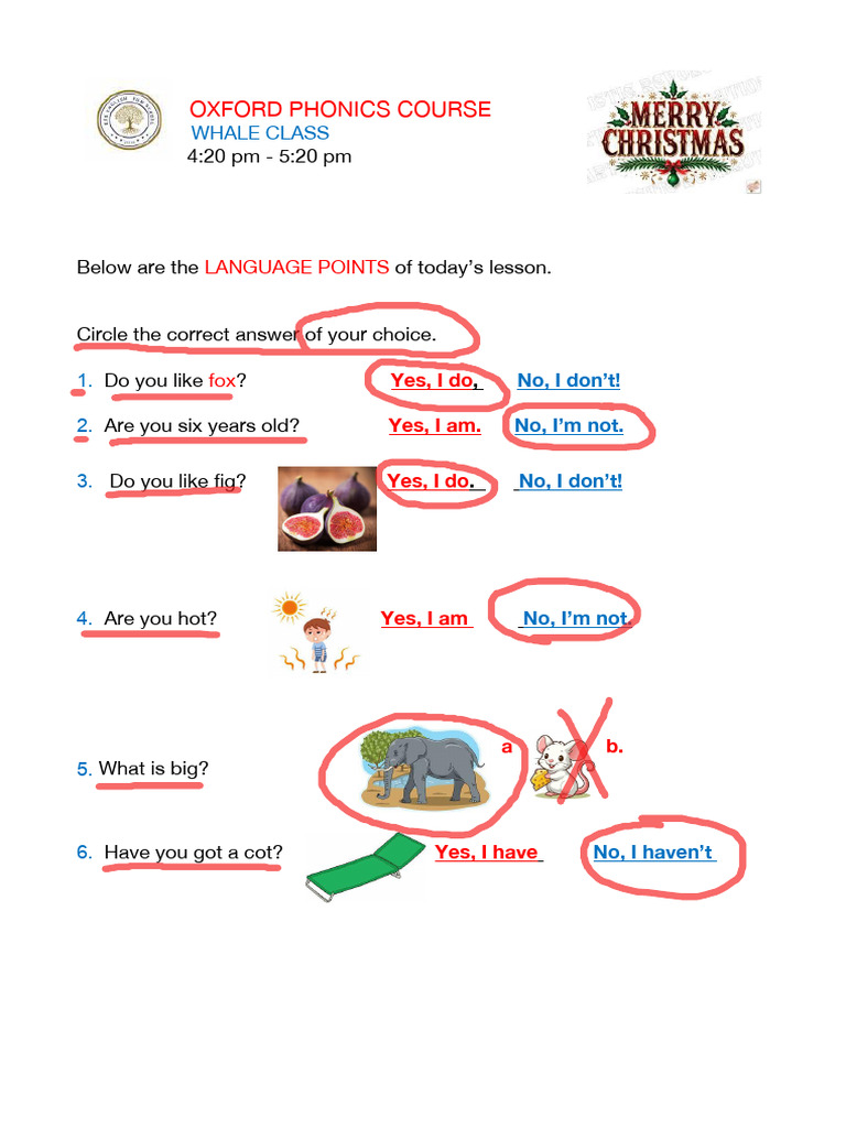 Whale Class Phonics Lesson | PDF