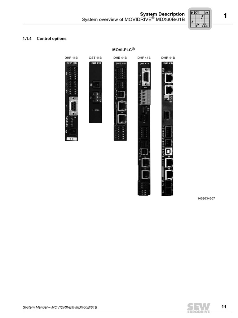Movidrive B - System Manual - 16838017-2 | PDF | Power Inverter | Alternating Current