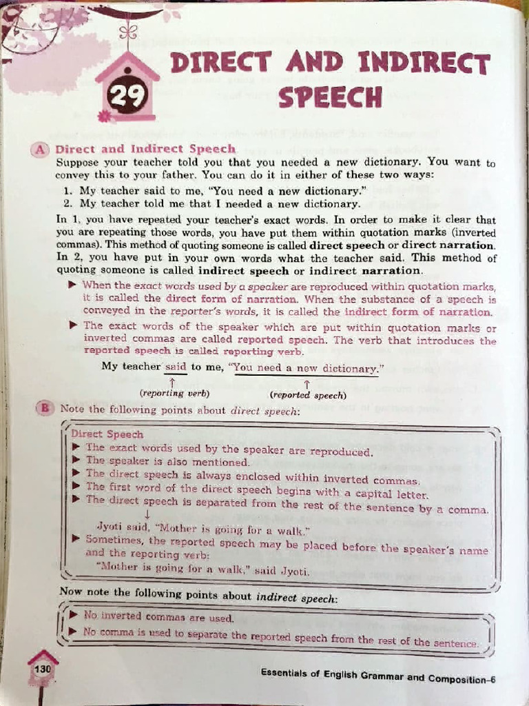 Reported Speech Chapter | PDF | Grammatical Tense | Language Mechanics