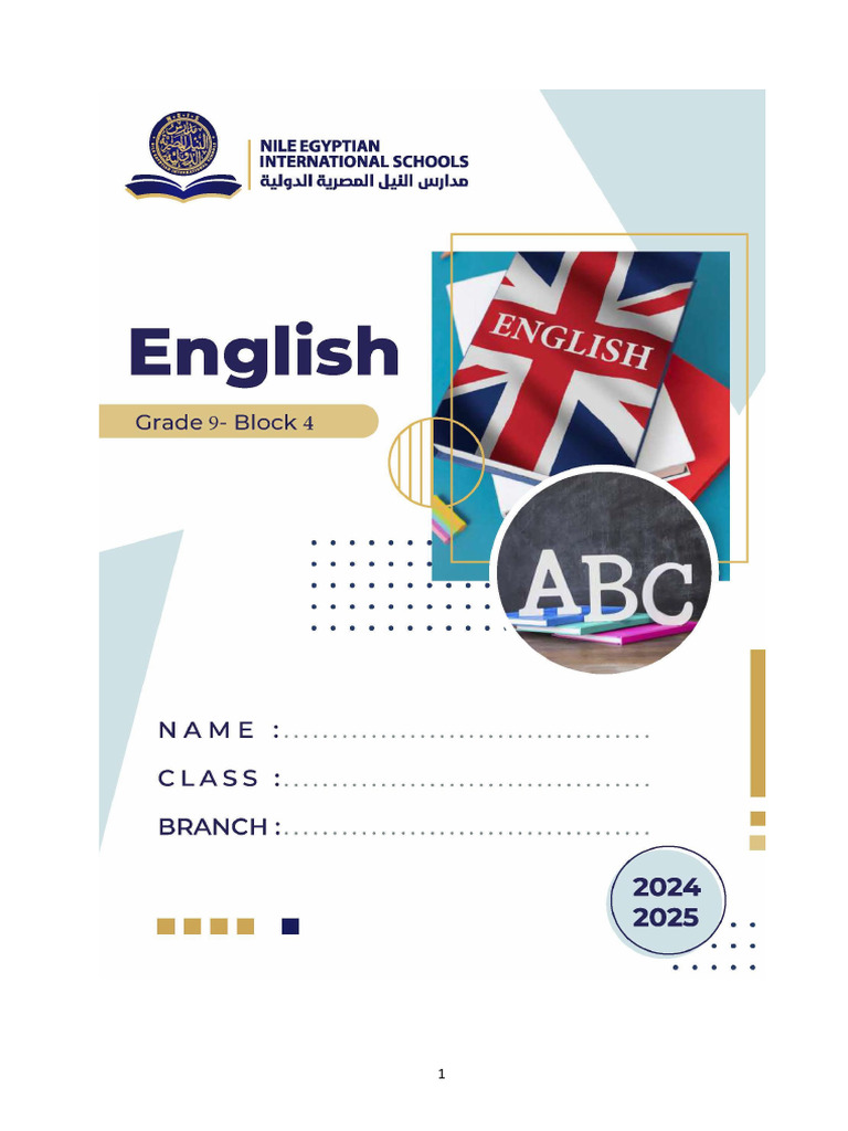 English-B4-G9-Weeks (1-6) CW - HW - SS | PDF | Homework | Adverb