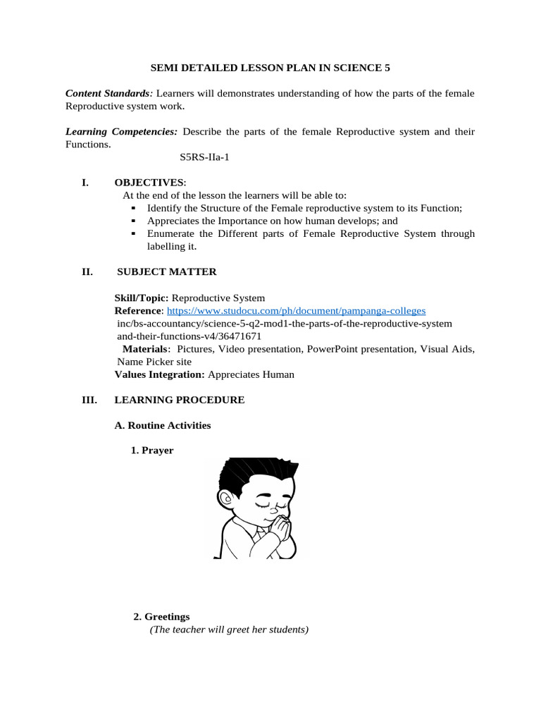 SEMI DLP SA EED 12 SA AKIN ITO (AutoRecovered) | PDF | Uterus | Reproduction