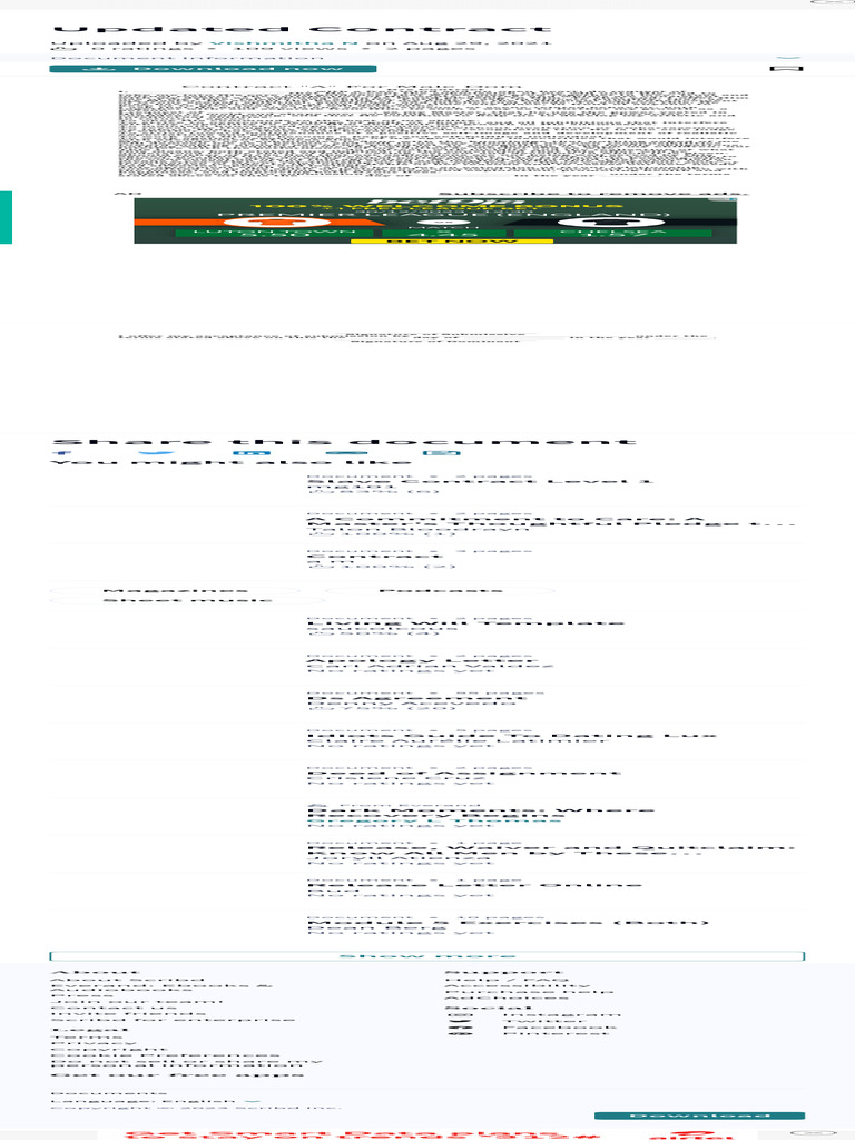Updated Contract PDF Dominance and Submission | PDF | Scribd ...