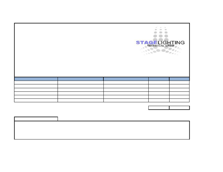 Quotation for Event Services Estimate | PDF