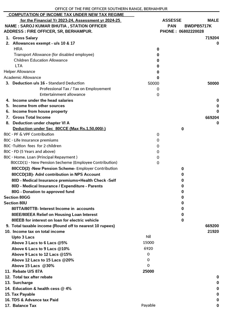 Jayant Singh | PDF | Tax Deduction | Pension