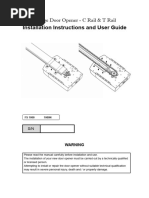 User Operating Manual - Updated - 2022 | PDF | Door | Remote Control