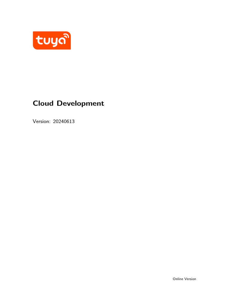 Cloud Development - Tuya Developer Platform - Tuya Developer Platform ...