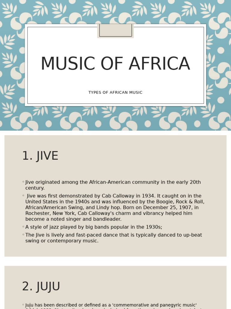 Music of Africa | PDF