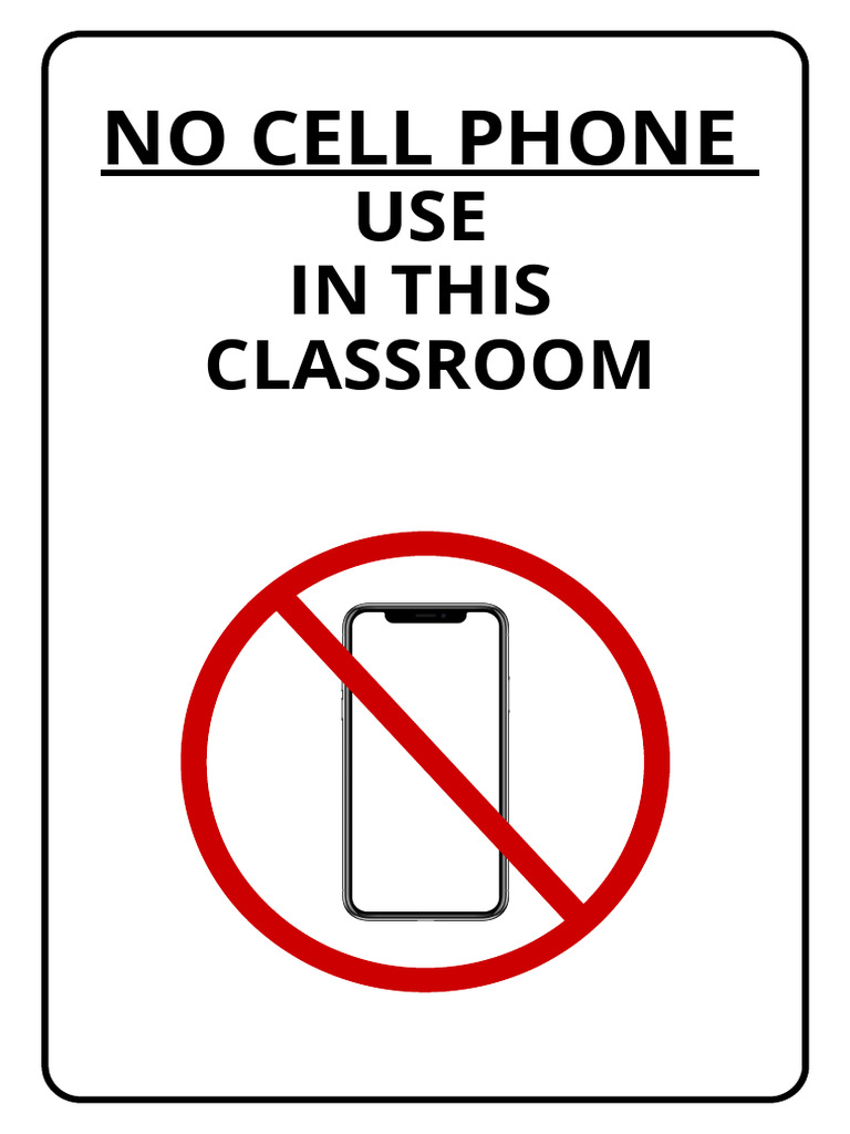 No Phone Use | PDF