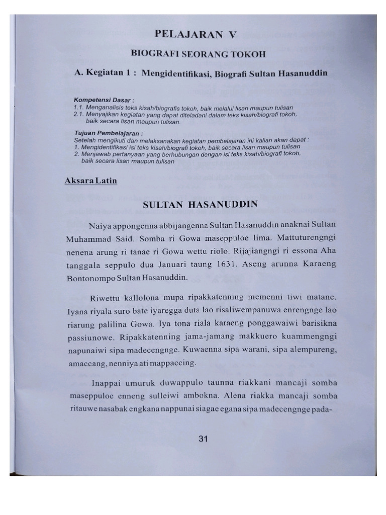 Modul Bhs Daerah Kelas X Pertemuan 1 Semester Genap KARMILA | PDF