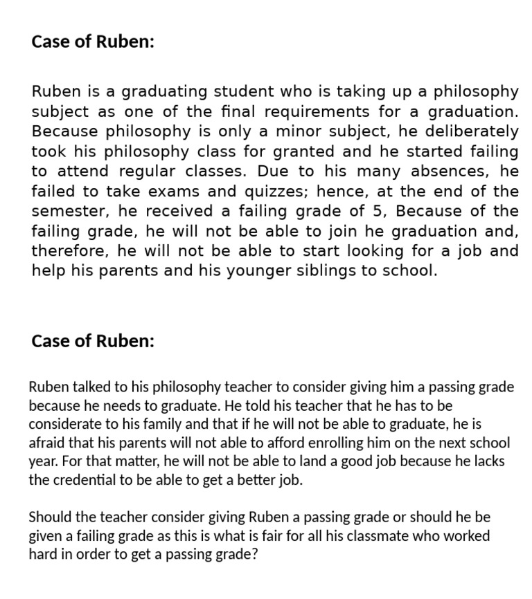 Case of Ruben Analysis | PDF