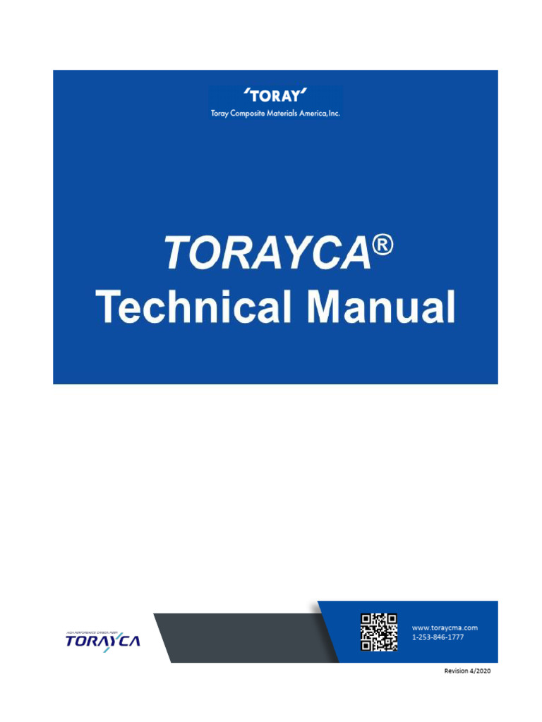 Torayca Technical Manual - 4 28 2020 | PDF | Composite Material | Epoxy