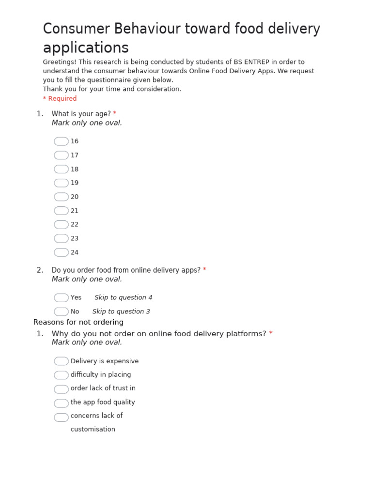 455106265-questionnaire-on-consumer-behaviour | PDF