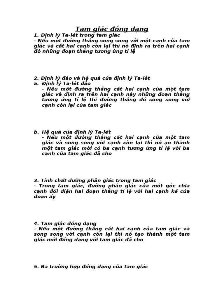Tam Giác Đ NG D NG | PDF