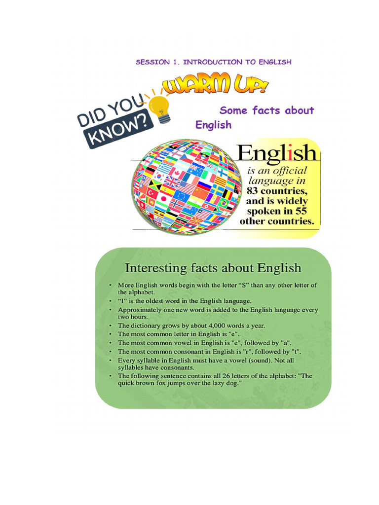 Intro To English | PDF