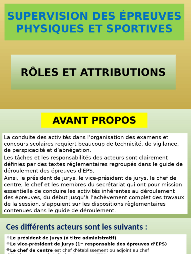 Guide Eps 2024 | PDF | Secrétaire