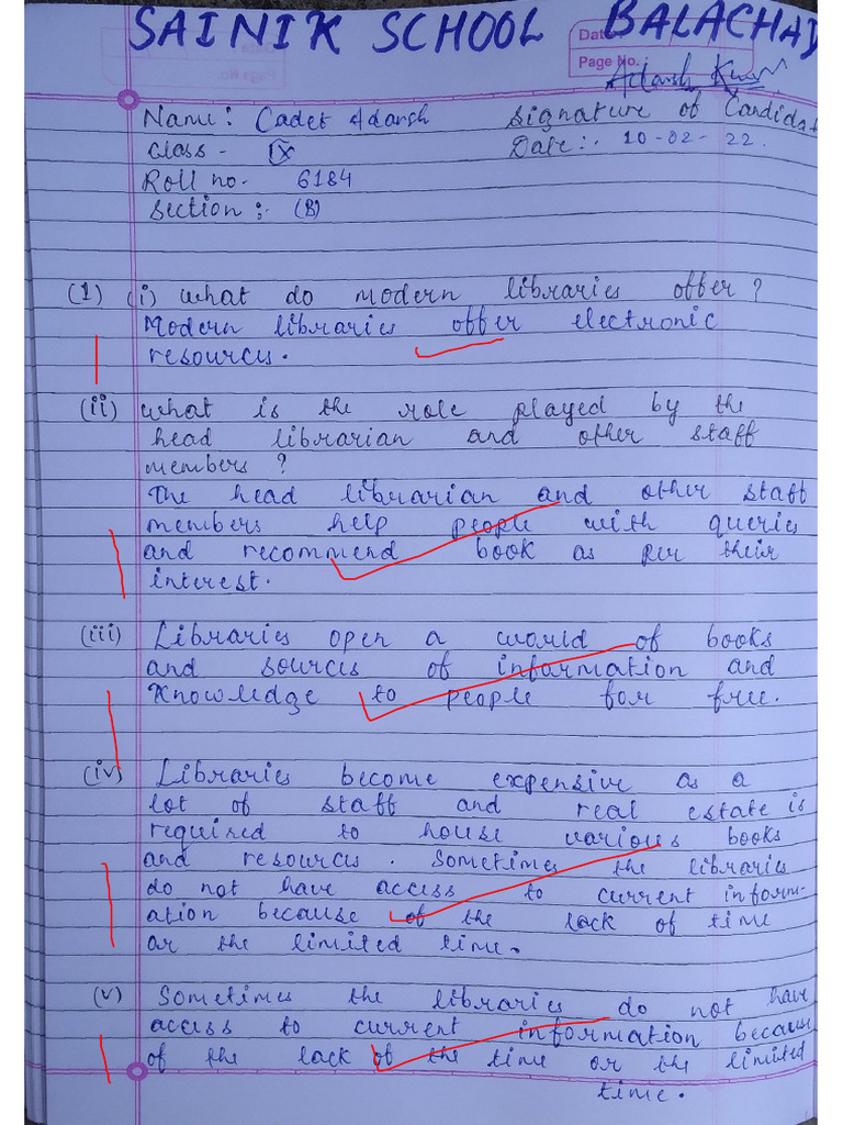 Study Material Class 10th | PDF