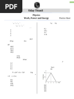 Work, Energy, and Power Worksheet | PDF | Science & Mathematics