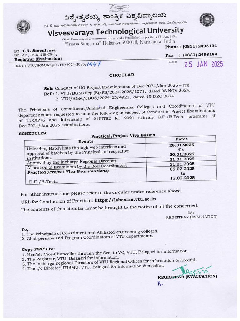 UG Project Exams | PDF