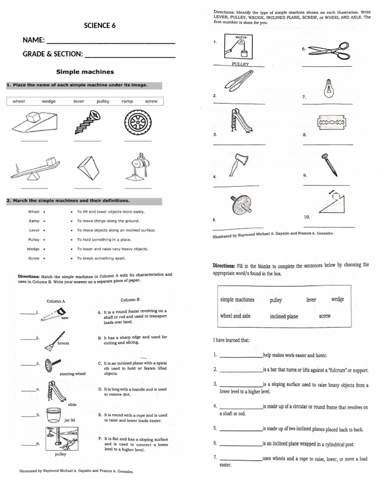 Simple Machine Quiz | PDF